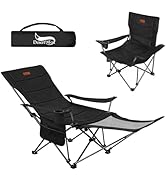 Amazon.co.jp: DesertFox キャンプチェア リクライニングローチェア